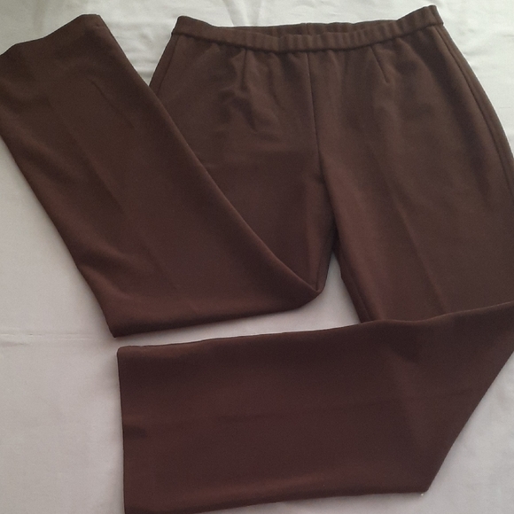 Chico's | Pants & Jumpsuits | Chicos Chocolate Brown Trousers Womens ...
